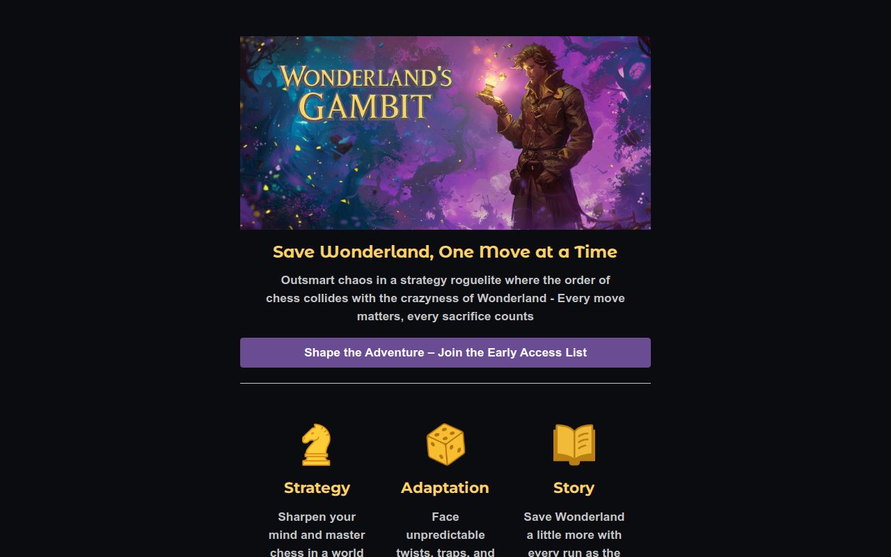 Wonderland's Gambit